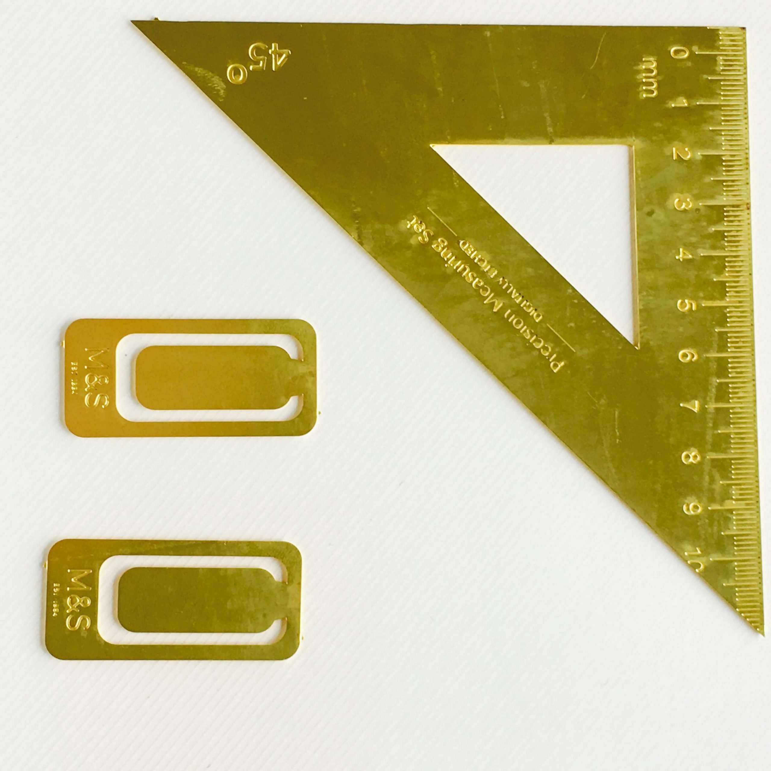 High Quality Brass Rulers For Students | Best Etching 2025
